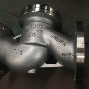高压止回阀 法兰304止回阀H44W-40P不锈钢高压单向阀-阿里巴巴