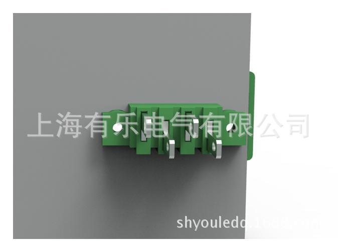 联捷有乐2-24位绿色穿墙插拔式端子对插接线接线排LZ5M+LC1M-3.81-阿里巴巴