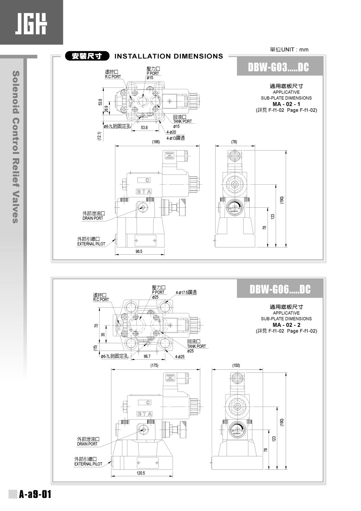 JGH,台湾久冈,先导式溢流阀,DB-G10-A-1-X-Y,-阿里巴巴