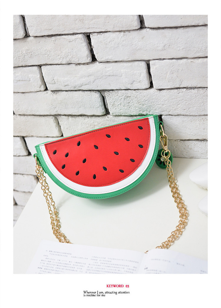 Wholesale cartoon fruit chain shoulder bag - Nihaojewelry