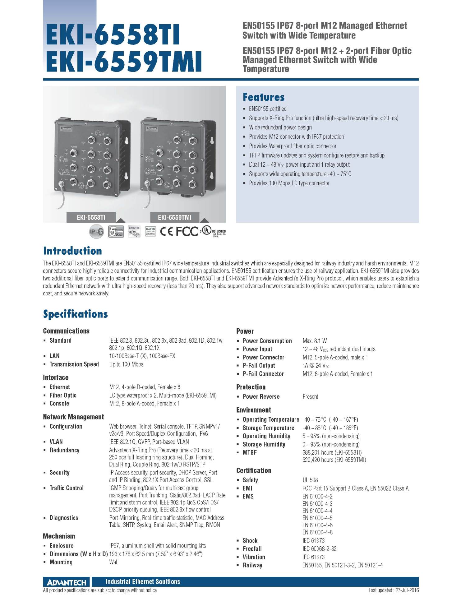 研华 EKI-6559TMI EN50155工业以太网交换机 迈森航插工业交换机[品牌 价格 图片 报价]-易卖工控网