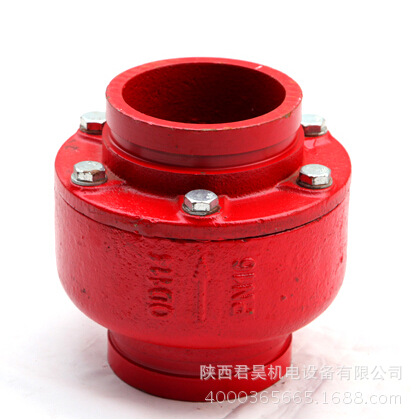 沟槽消声止回阀 DN80 100 200消防泵房卡箍连接单向阀_阀门栏目_机电之家网