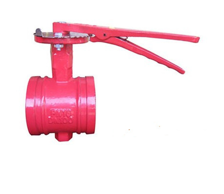 实力厂家 沟槽蝶阀 球墨铸铁卡套手柄蝶阀 D81X-16Q dn100 热销中 - 阀批发网