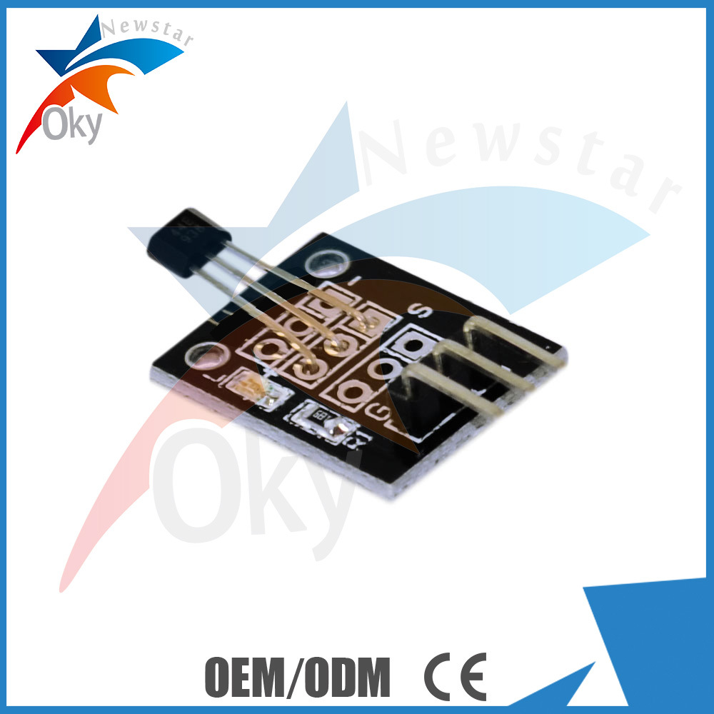 霍尔磁力传感器模块 KY-003 灵敏度高安全报警装置适用于arduino-阿里巴巴