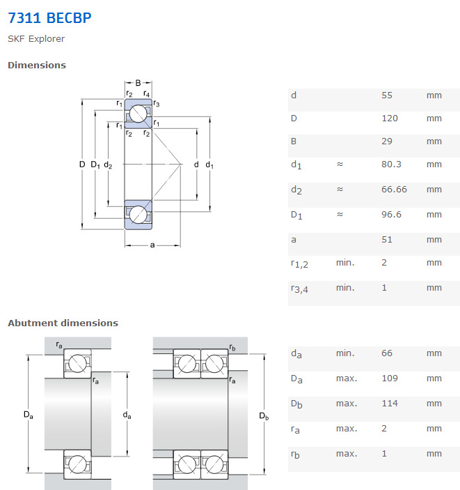7311轴承安装示意图-千图网