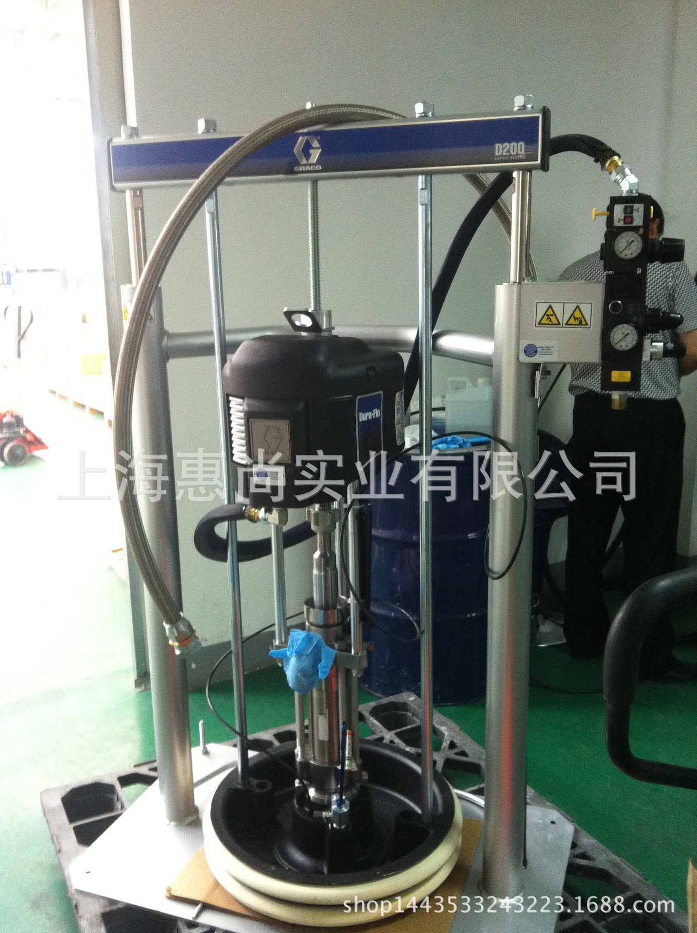 美国GRACO固瑞克55加仑打胶泵 供胶泵 气动柱塞泵 CM2L59输送泵浦-阿里巴巴