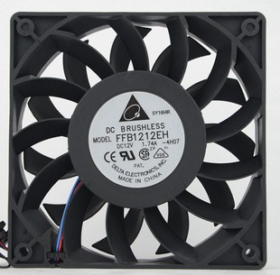 台达 FFB1212EH 12025 12V 1.74A 12CM PWM温控 大风量暴力风扇-阿里巴巴