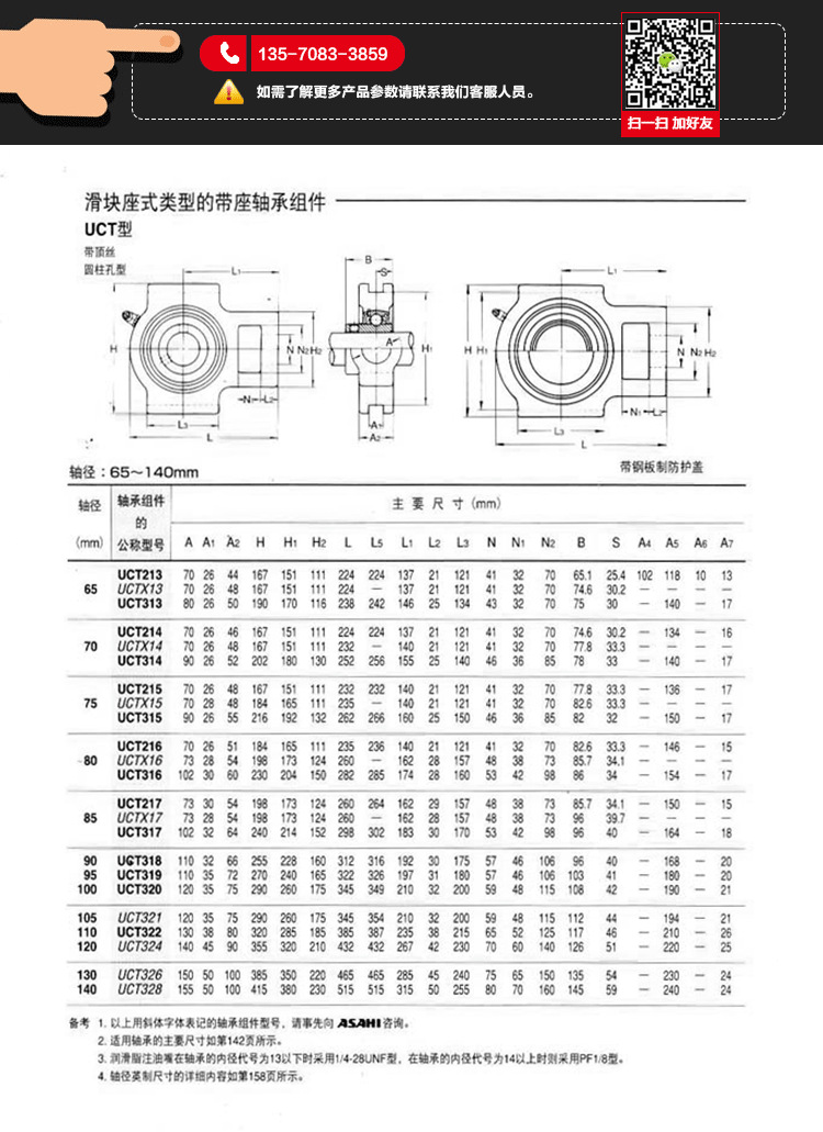 万向轴承型号表-千图网