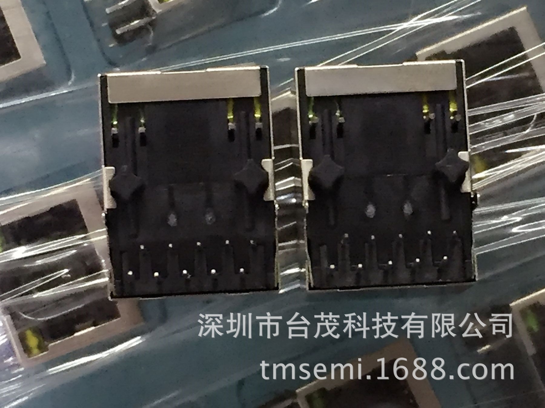 RJ45带网络变压器带灯千兆单口HR911130C现货供应-阿里巴巴