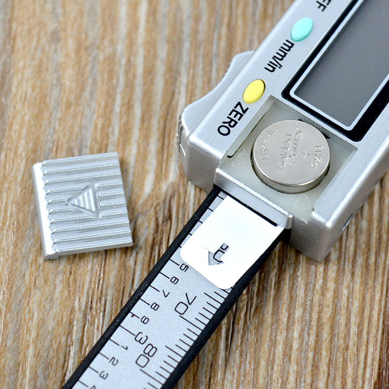 热销10厘米尺子 塑料碳纤维电子数显游标卡尺 公英制带深度100mm-阿里巴巴