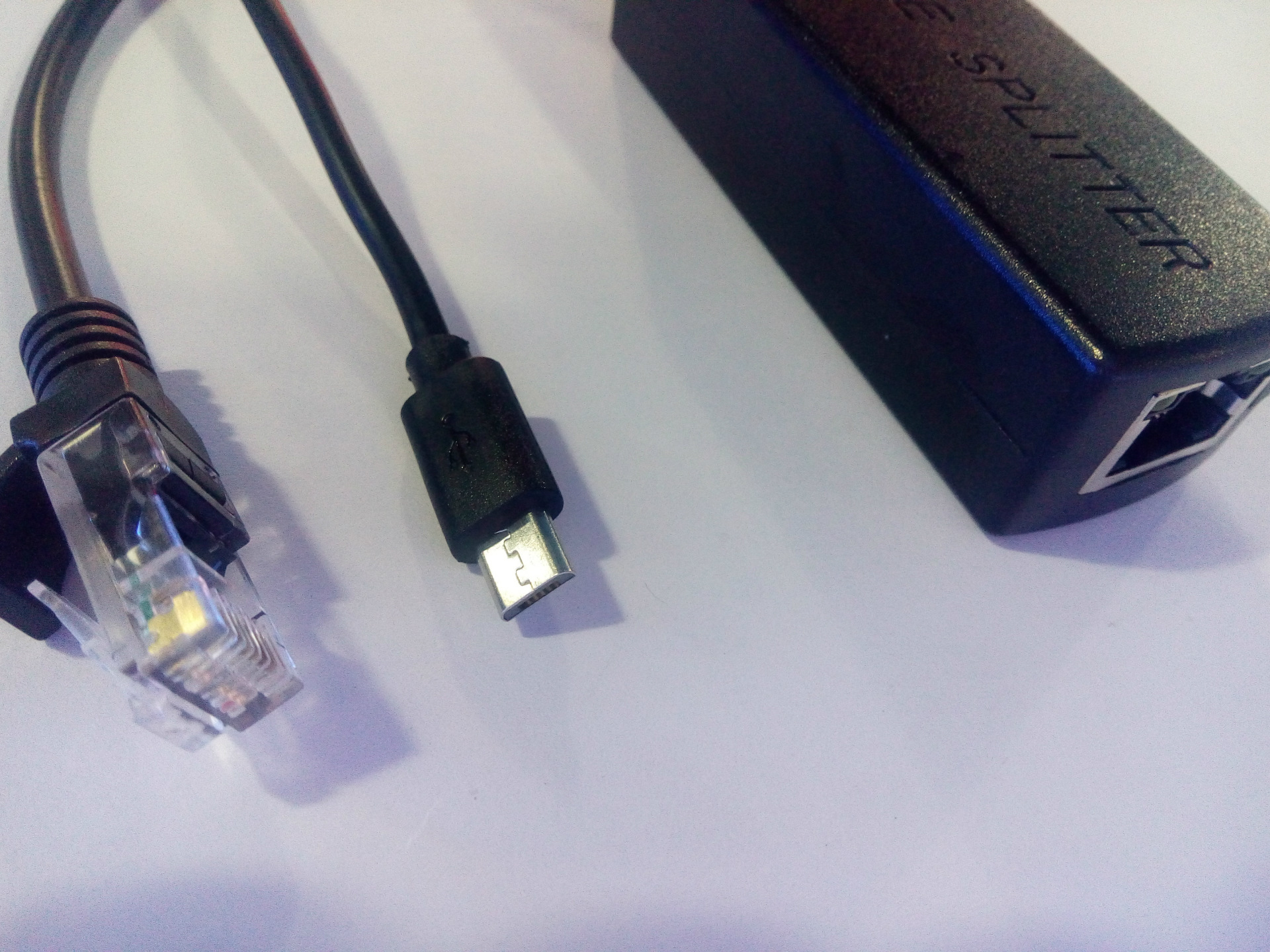 5V供电micro POE分离器 5V2A迷你USB供电POE分离器 micro usb POE-阿里巴巴