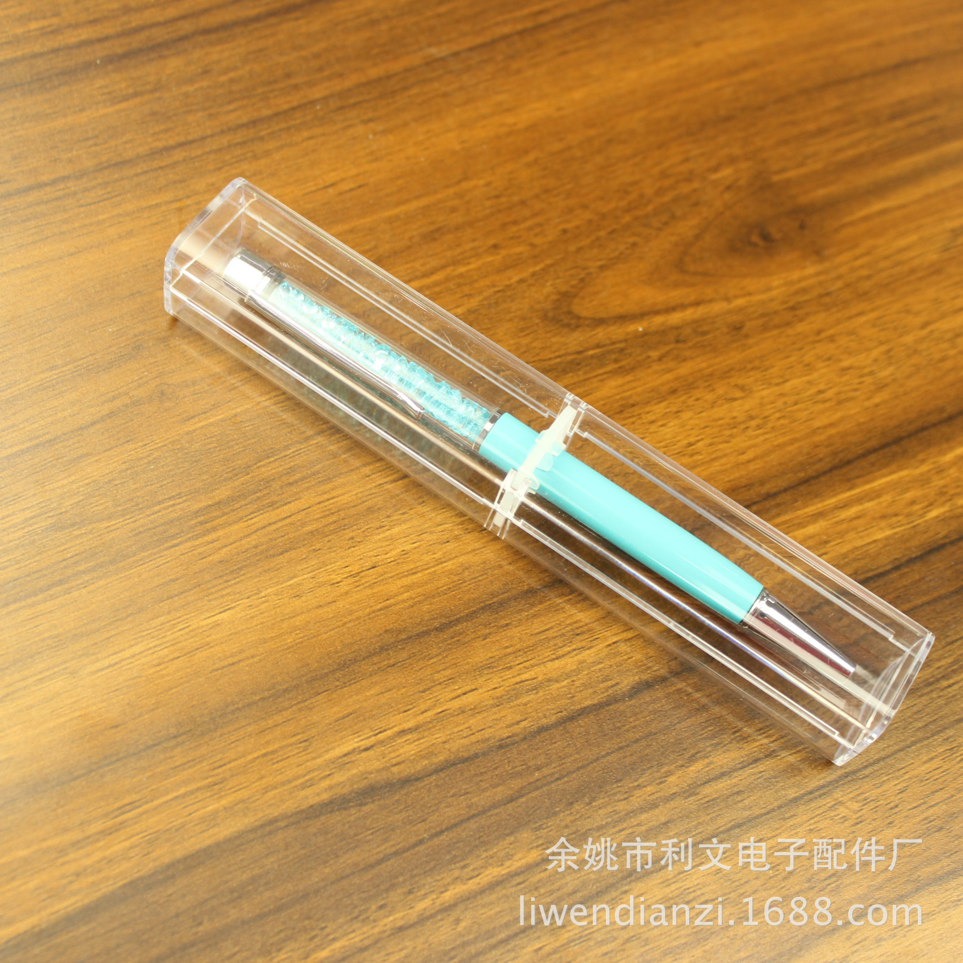 高品质透明塑料笔盒 水钻笔小四方笔盒包装 金属笔高档礼品包装盒-阿里巴巴
