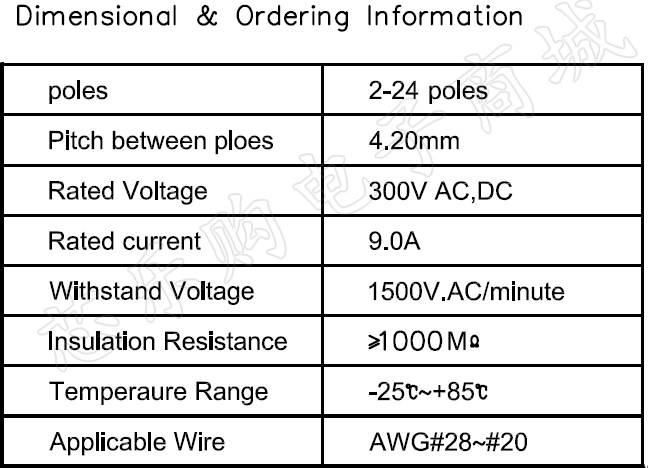 5559连接器 5559-4P 4Y 4.2MM 胶壳母壳 5569端子 连接器 接插件-阿里巴巴