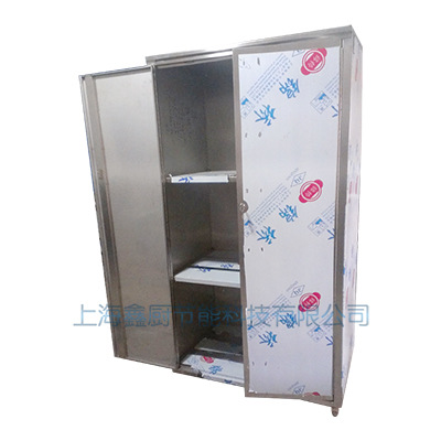 不锈钢储物柜 大二门开门柜 商用储物柜 立式储物柜 双开门碗柜 - 办公批发网