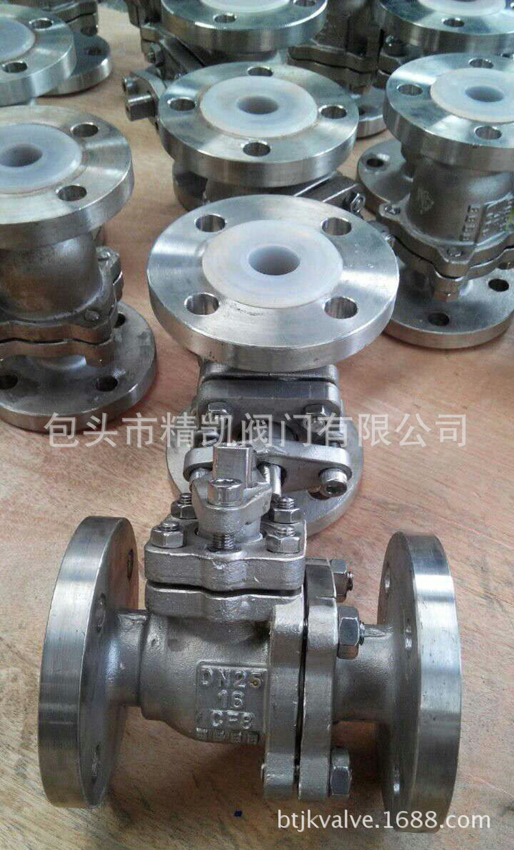 内蒙化工阀门 Q41F46 Q41F4不锈钢全衬四氟球阀 四氟放料球阀-阿里巴巴