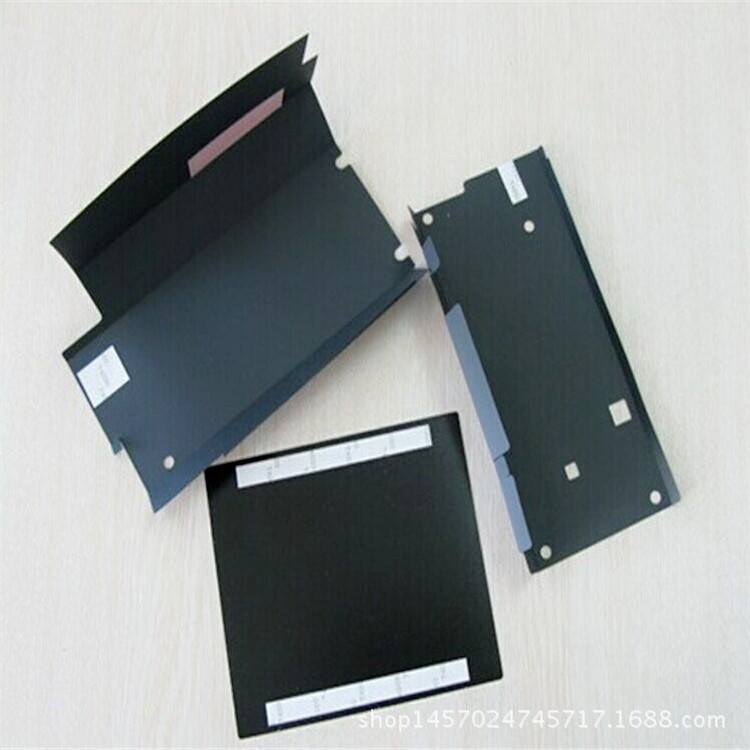 绝缘pc麦拉片冲压折型黑色绝缘pc片防火pc麦拉冲形绝缘pet麦拉片-阿里巴巴