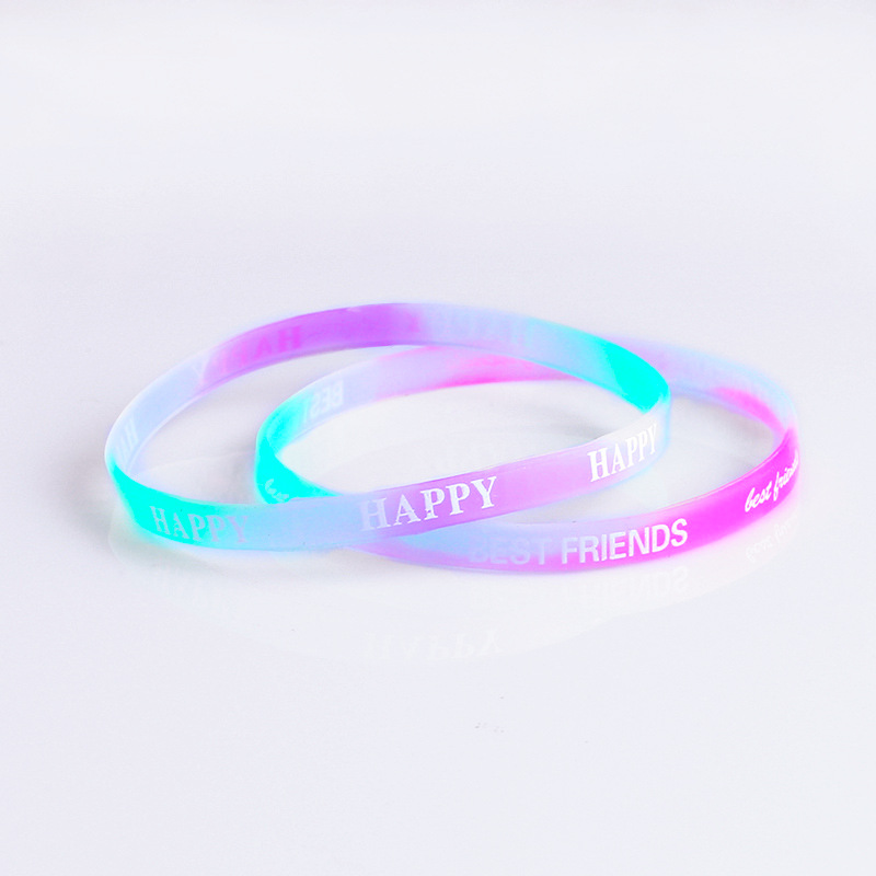 Unisex Geometric Silicone Bracelets amp Bangles NHAS120861