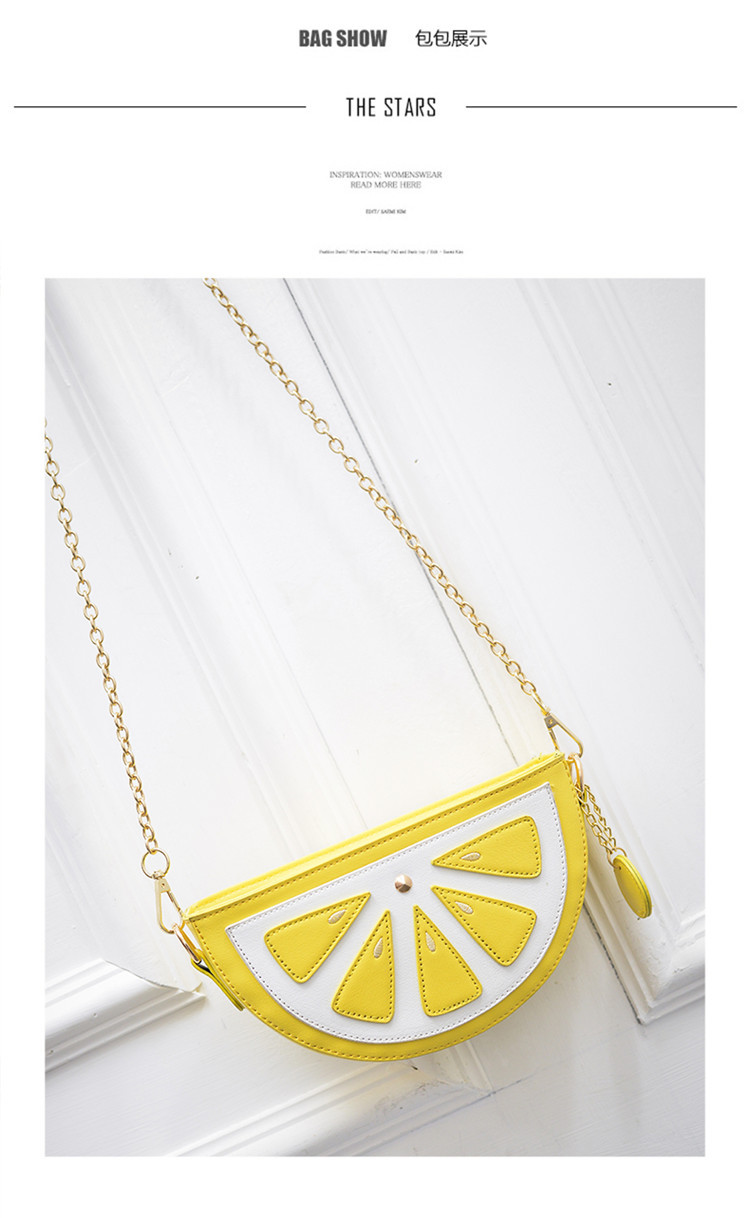 Wholesale cartoon fruit chain shoulder bag - Nihaojewelry