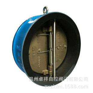 铸钢对夹蝶阀 H76X-16C 蝶式止回阀 双瓣止回阀-阿里巴巴