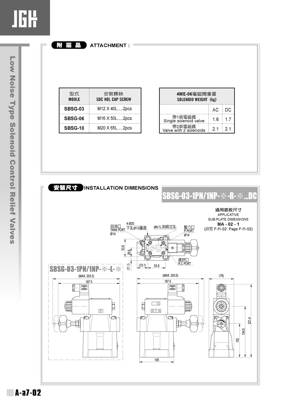 JGH,台湾久冈,溢流阀,SBSG-03-1PN-2-R-32-Y-W220-10-A-10,-阿里巴巴