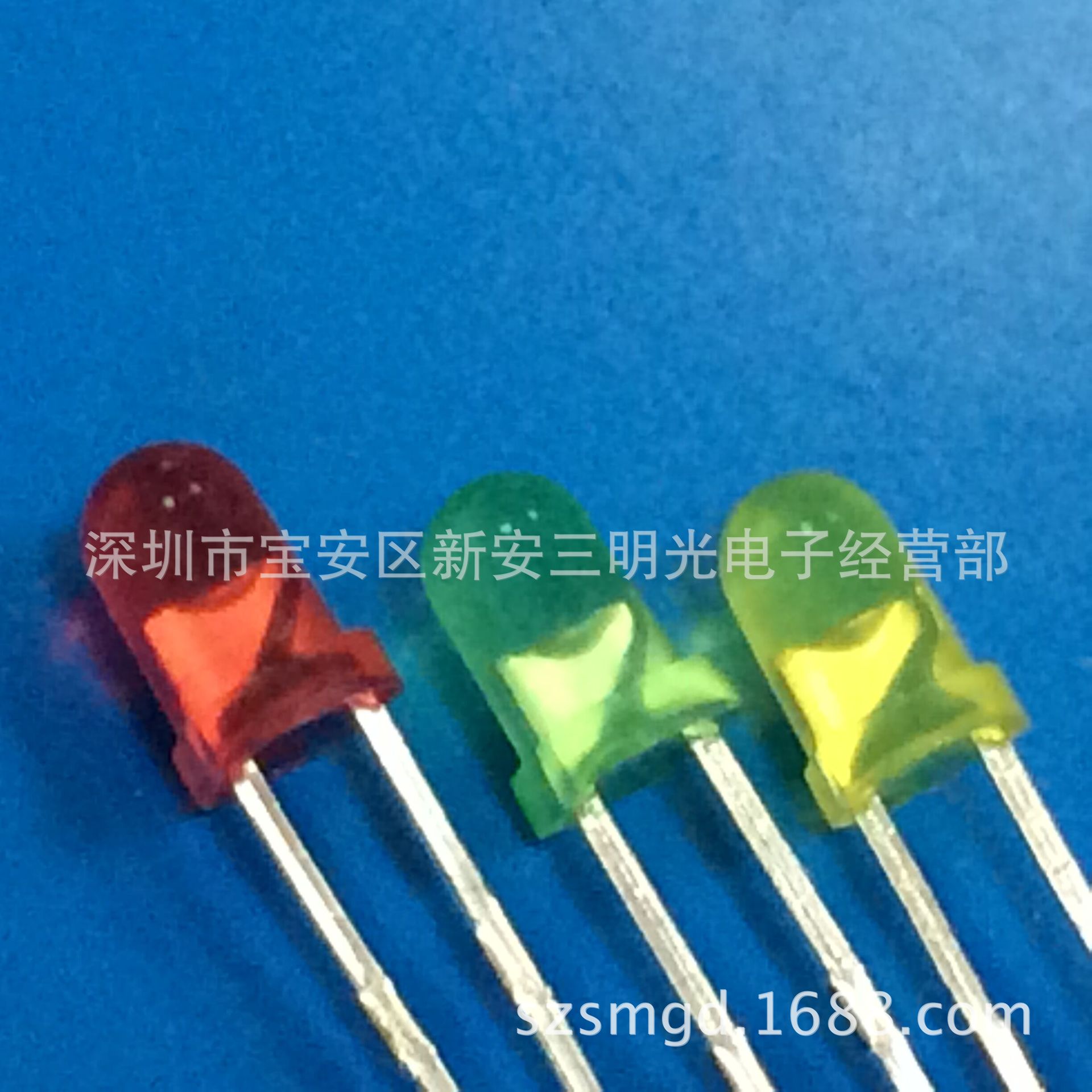 3mm二极管 f3绿发绿 普绿翠绿 led发光二极管 直插式led小灯珠-阿里巴巴