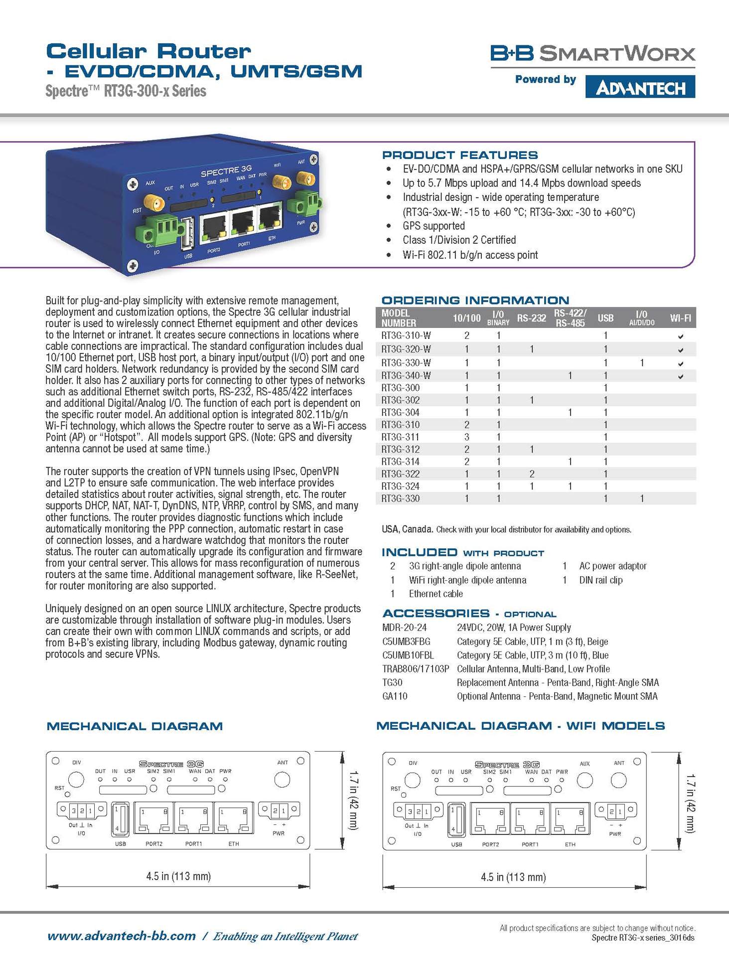 美国 B-B 3G Router BB-RT3G-320-W[品牌 价格 图片 报价]-易卖工控网