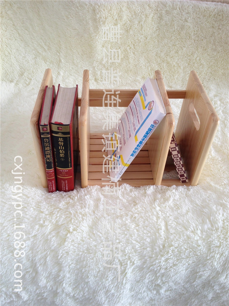 简易办公书架 木制桌面创意学生自由组合书架 可抽拉式儿童小书架-阿里巴巴