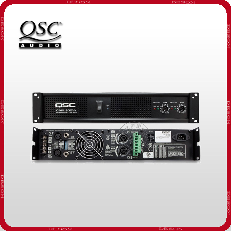QSC CMX300V 专业功率放大器 舞台演出功放 定压定阻两用 - 数码批发网
