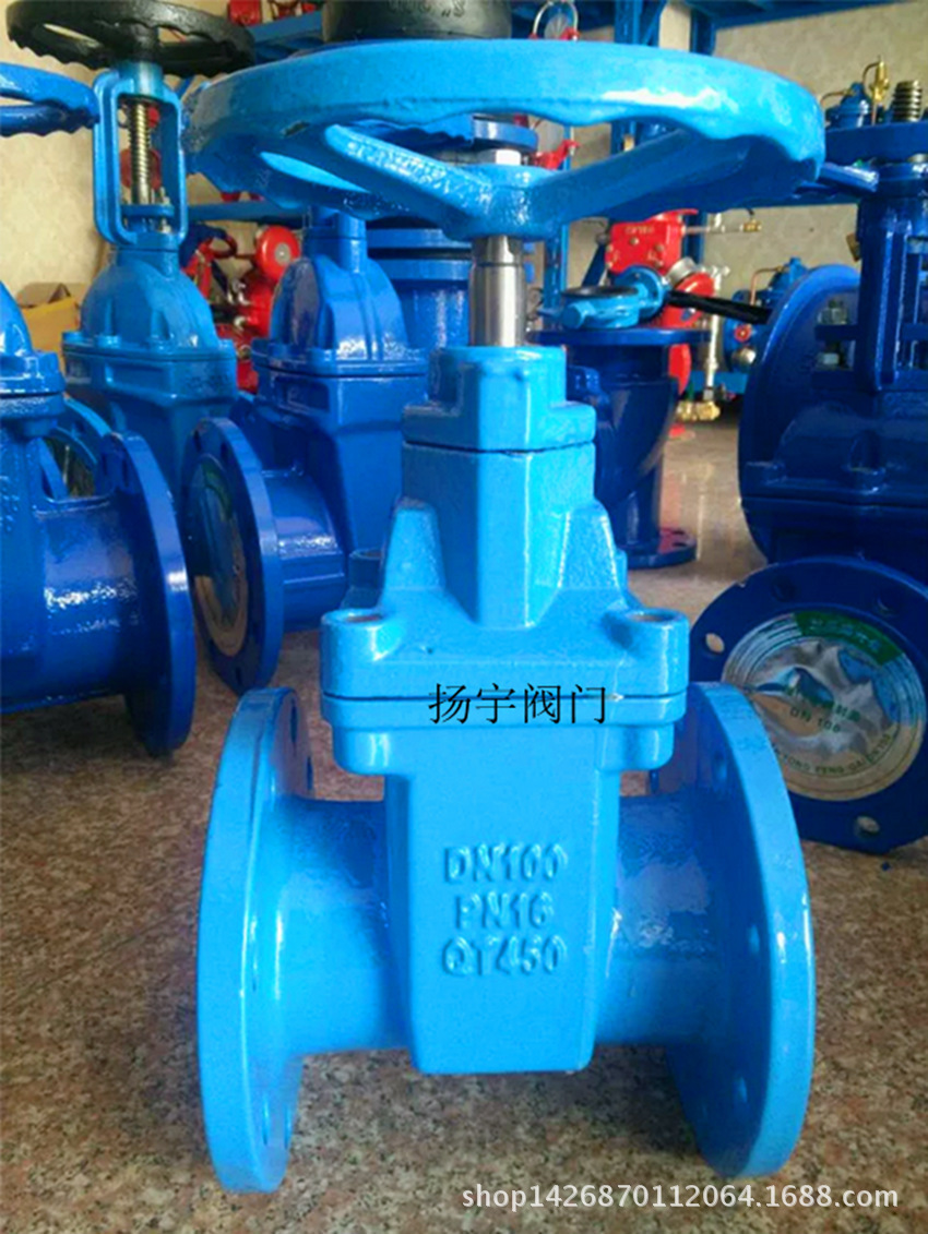 Z45X-16Q 软密封暗杆闸阀 球墨铸铁弹性座封法兰闸阀 Z41X-阿里巴巴