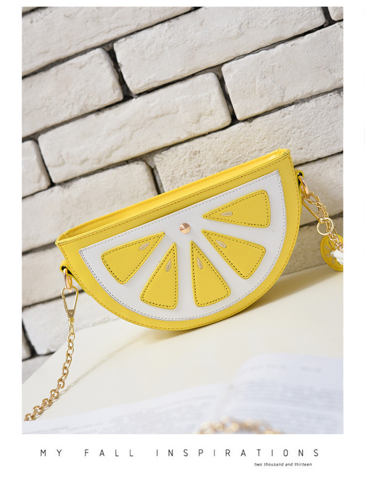 Wholesale cartoon fruit chain shoulder bag - Nihaojewelry