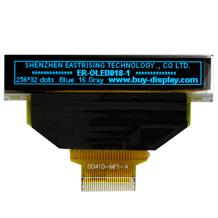 白色1.8寸OLED显示屏/显示模块/25632/256x32点阵/并串口-阿里巴巴
