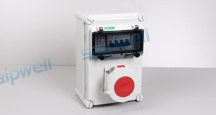 SP-2838-12P成套控制插座箱 1回路工业插座箱 斯普威尔防水插座箱-阿里巴巴