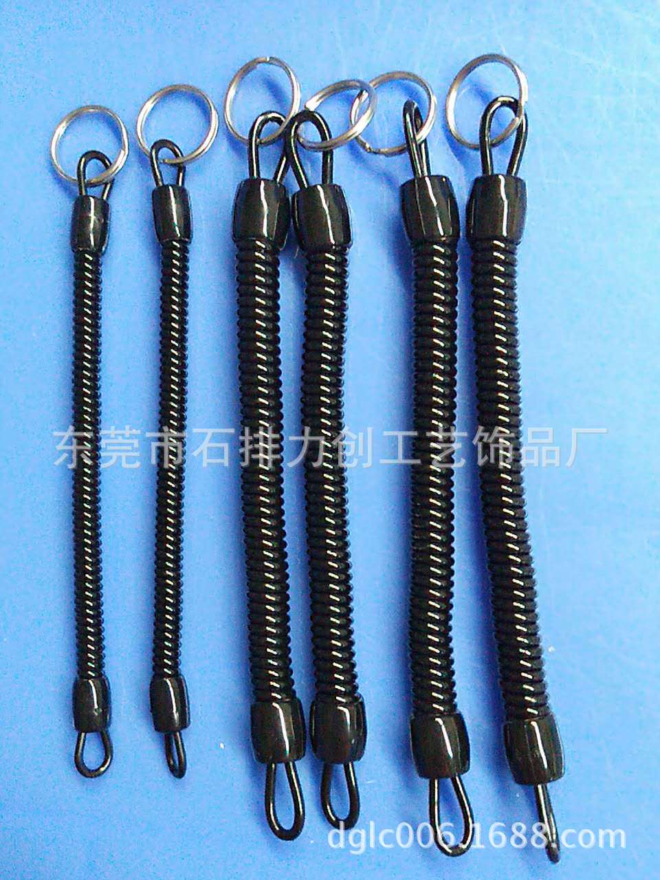 厂家批发塑料弹簧绳TPU透明手机挂绳钥匙扣链弹力绳伸缩失手绳-阿里巴巴