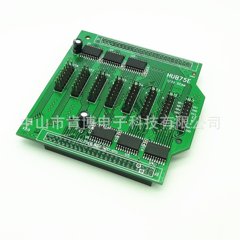 LED显示屏 hub75E HUB75E 转接板 支持32扫描 带E信号-阿里巴巴