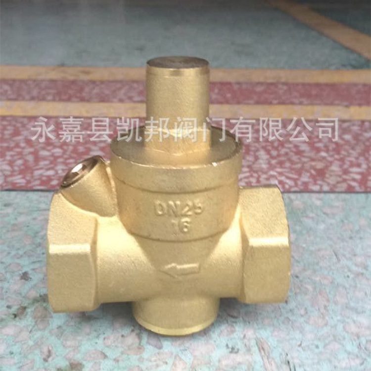 供应YZ11X 支管活塞式减压阀 自带过滤网带压力表铜减压阀 寿命长-阿里巴巴