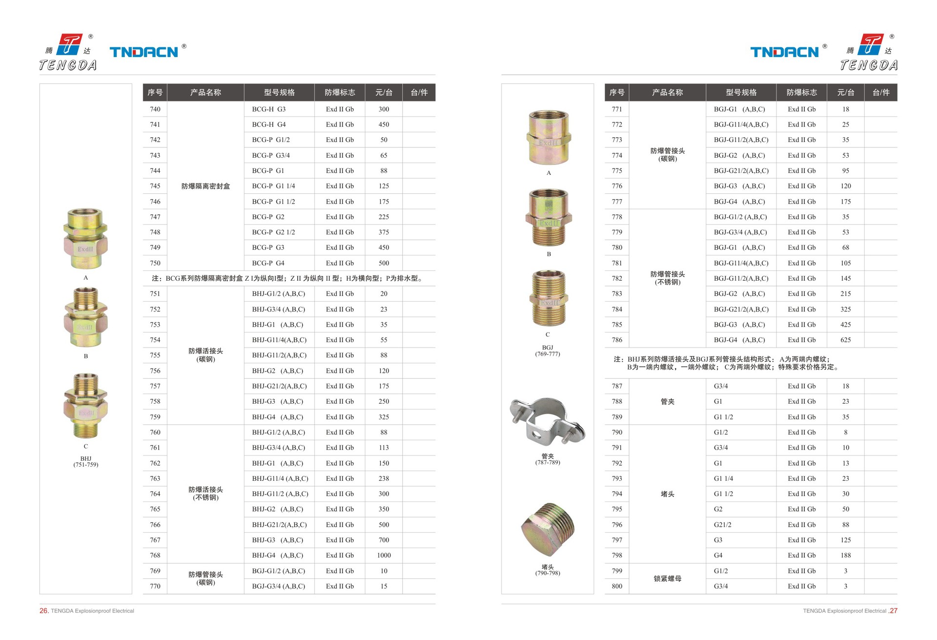 BGJ-G1/2 防爆管接头 B型内外丝管接头 碳钢镀锌直接头 内外螺纹-阿里巴巴
