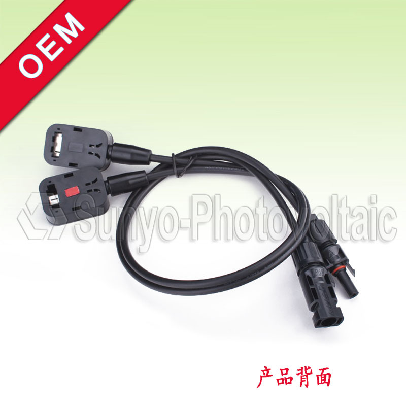 MC4太阳能光伏接线盒SY-JB1A带防水连接器接头TUV标准节能-阿里巴巴