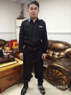 2023夏季新款 宜昌三峡机场安检服 黑色09CA民航机场长袖安检制服-阿里巴巴