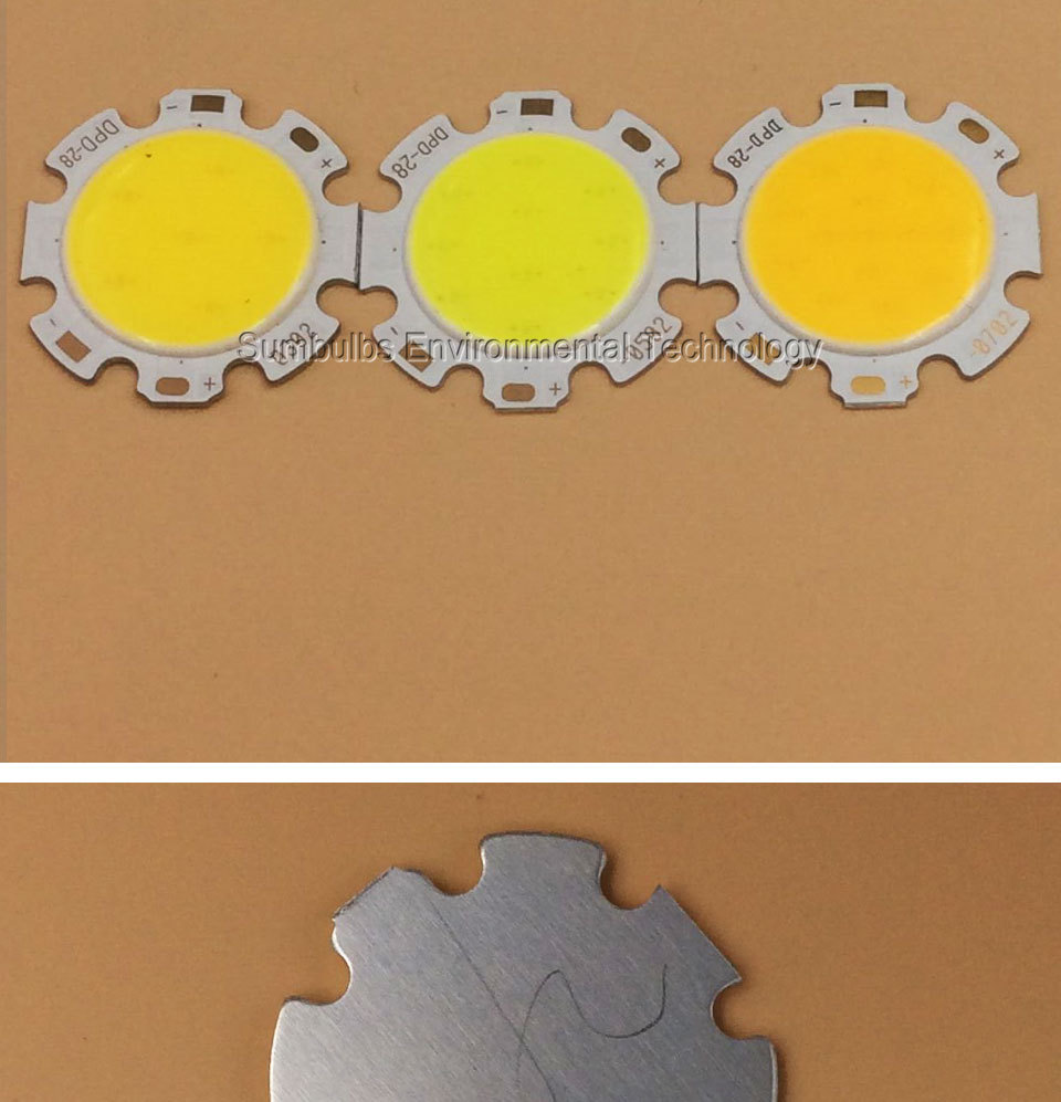 2820 3W COB集成面LED光源20mm圆形发光面 射灯 天花灯 灯杯光源-阿里巴巴