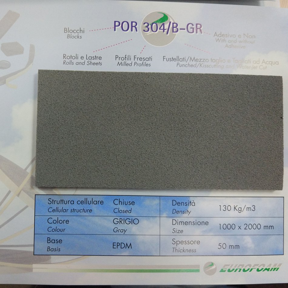 UL94-HF1防火阻燃泡棉POR.303/B-GR-阿里巴巴