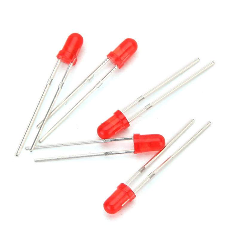 3mm/F3 红发红 发光二极管 红光 红灯 高亮圆头LED灯 发光管-阿里巴巴