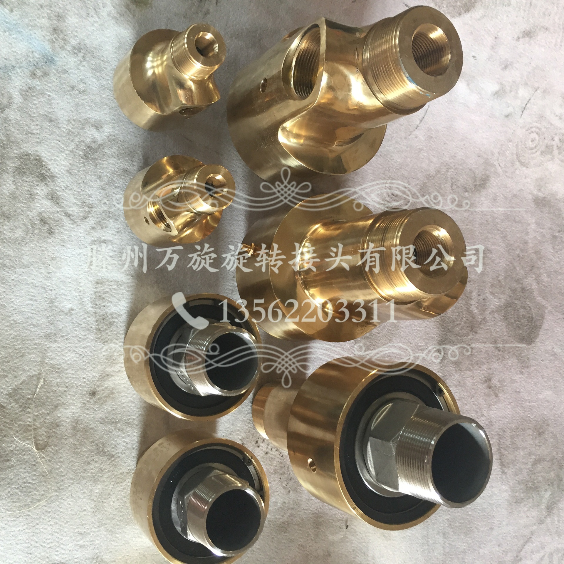 黄铜双单向旋转接头HS-G HDF HD 360度高温高压高速-阿里巴巴