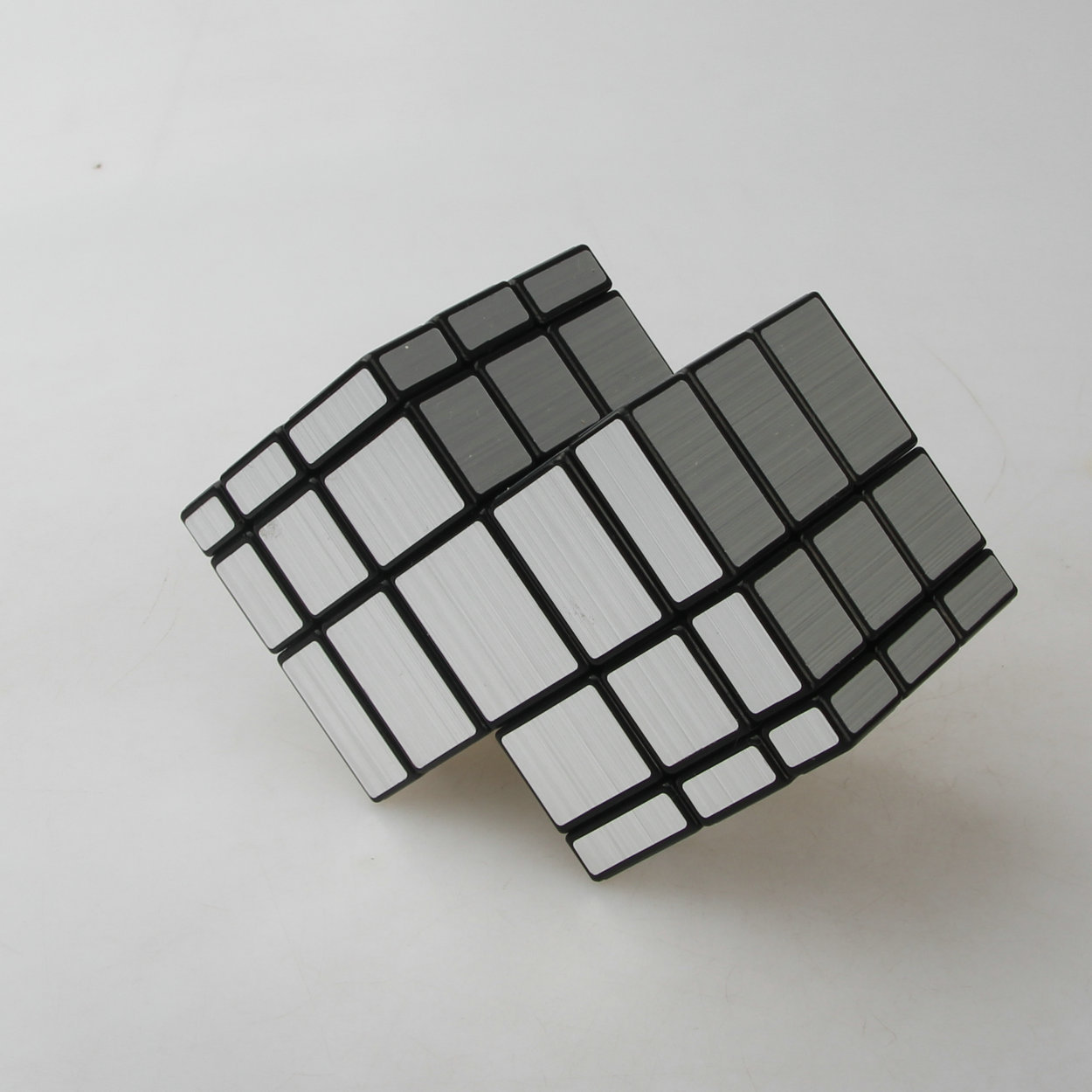 梯色 二连三镜面魔方 镜面2连体魔方 Mirror Siamese Cube 黑色-阿里巴巴