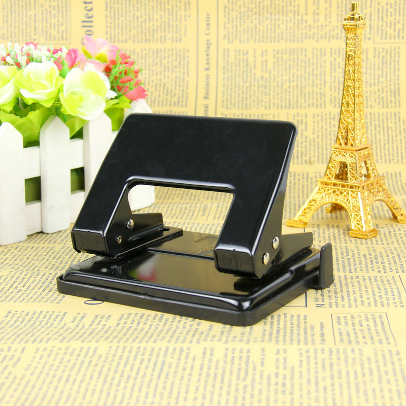 下压式手动打孔器打孔机 双孔打孔装订机 二孔打孔器圆润无毛边 - 机械设备批发网