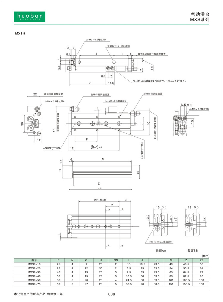 SMC型MXS25-10/20/30/40/50/75/100/125/150A/B/CS/AT-阿里巴巴