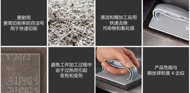 3M 7440B重型百洁布 强切削力工业研磨清洁布6*9英寸-阿里巴巴