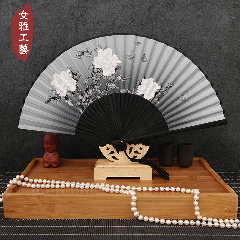 Chinese style classical dance floral fans for women chinese gift craft ...