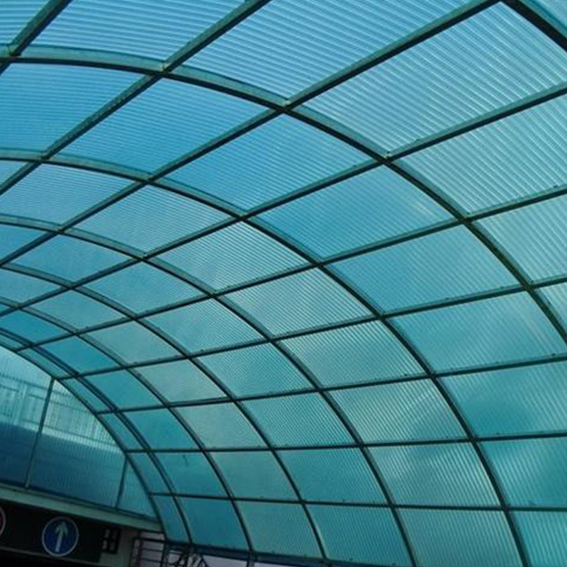 阳光板透明 双层中空 四层阳光板 塑料板 屋顶棚 耐力阳光板 - 建材批发网