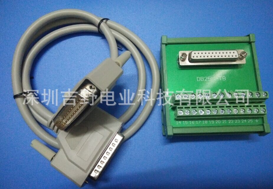 DB25 DR25 male 25pin port din rail mounting Terminal block a-阿里巴巴