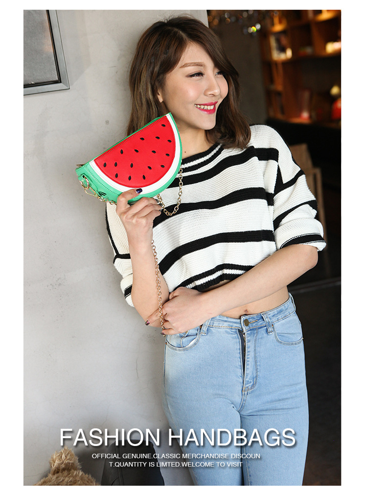Wholesale cartoon fruit chain shoulder bag - Nihaojewelry